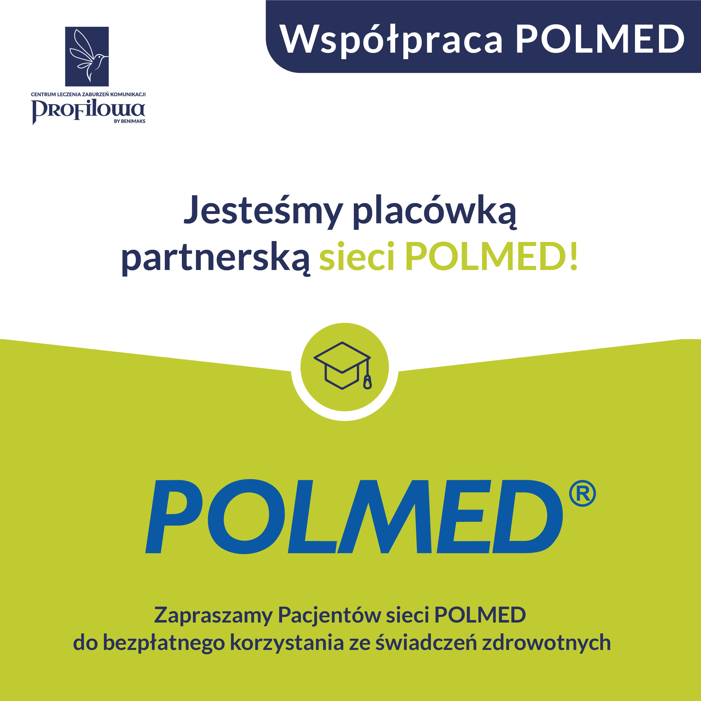 Zostaliśmy placówką partnerską sieci POLMED - Centrum Profilowa ...